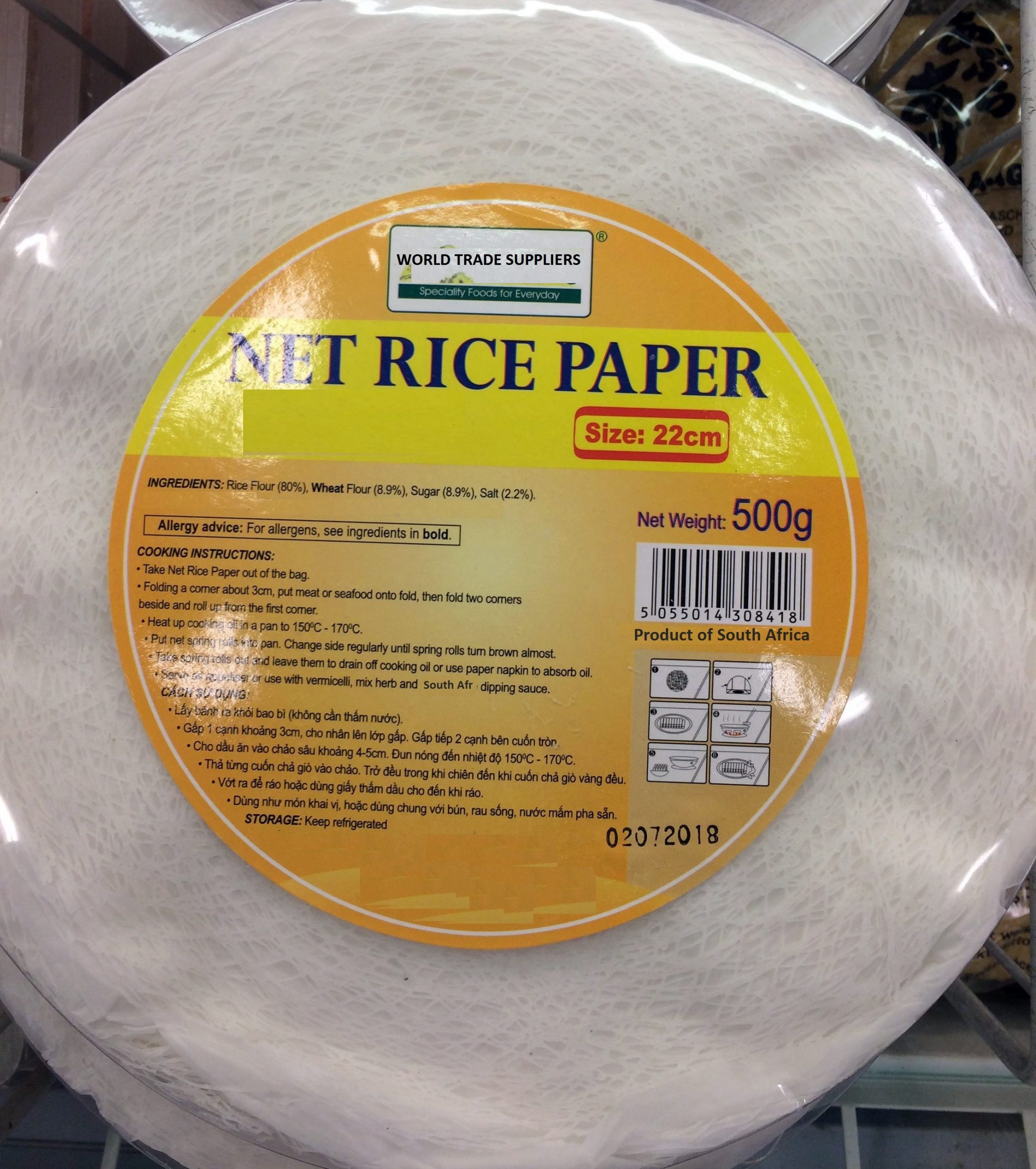 NET RICE PAPER – World Trade Supply